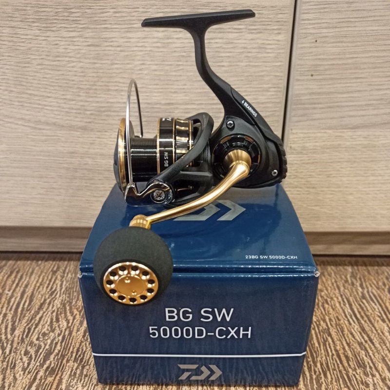 Jual Reel Pancing Daiwa BG SW 2023 Spinning Power Handle Full Metal Body | Shopee Indonesia