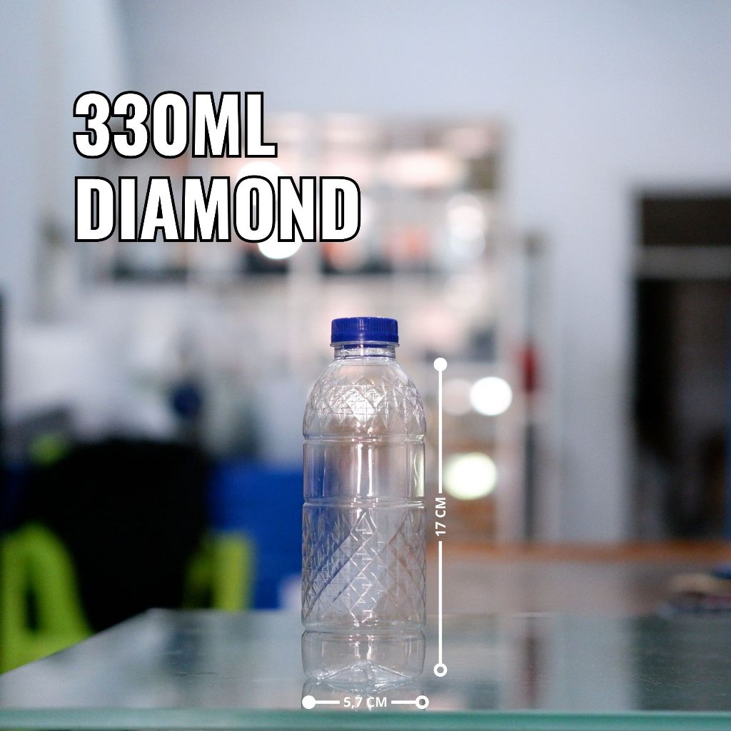 Jual BOTOL PLASTIK DIAMOND 330ML | Shopee Indonesia