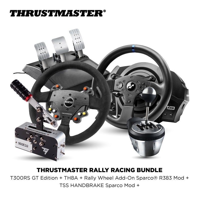 Jual Thrustmaster Rally Racing Bundle | Thrustmaster T300RS + R383 ...