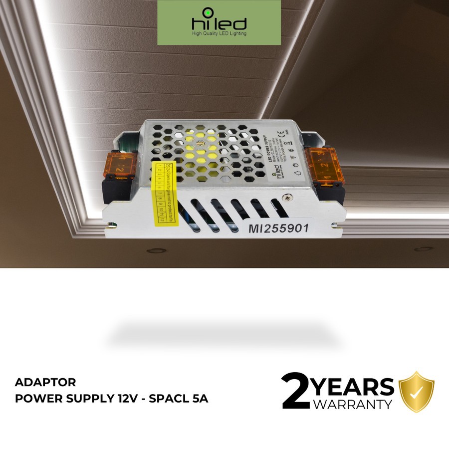 Jual HILED ADAPTOR TRAFO SWITCHING POWER SUPPLY 12V DC 5A 60W CL60 ...