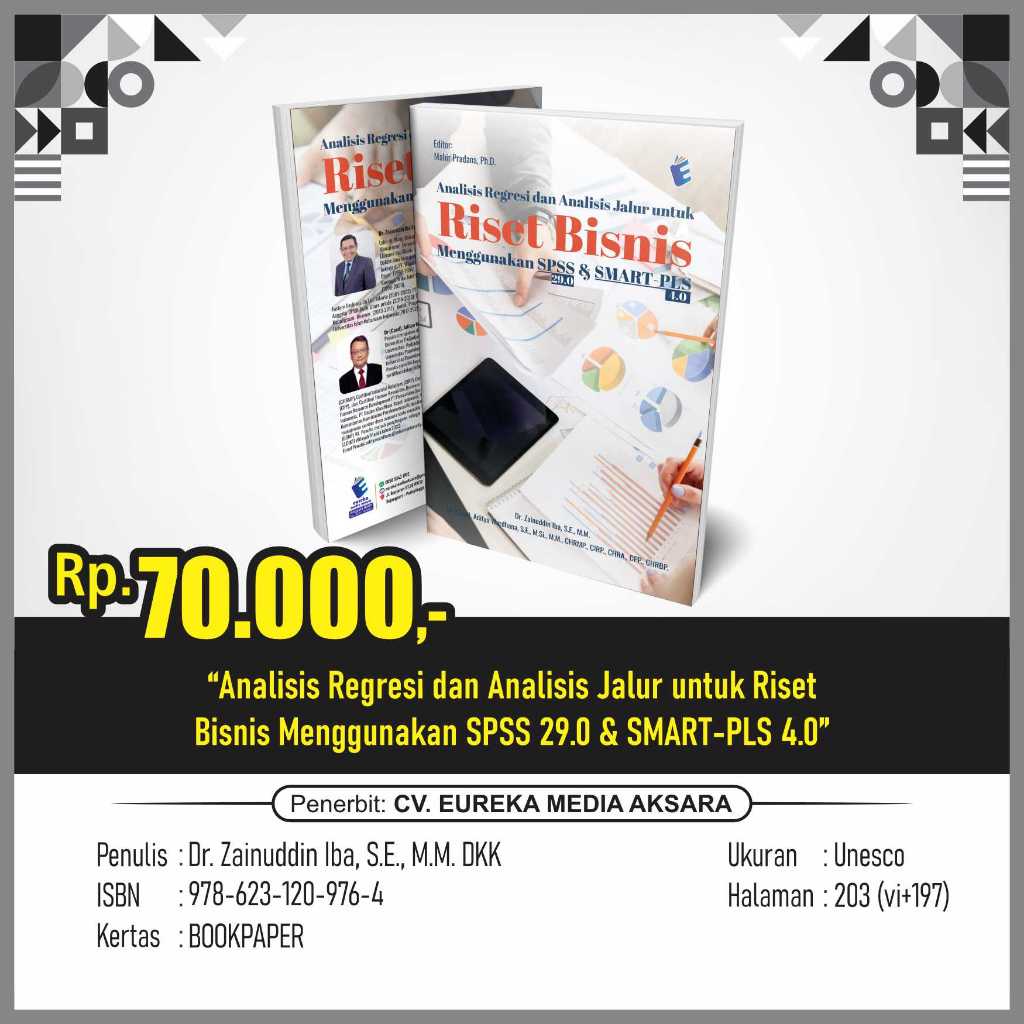 Jual Analisis Regresi dan Analisis Jalur untuk Riset Bisnis Menggunakan ...