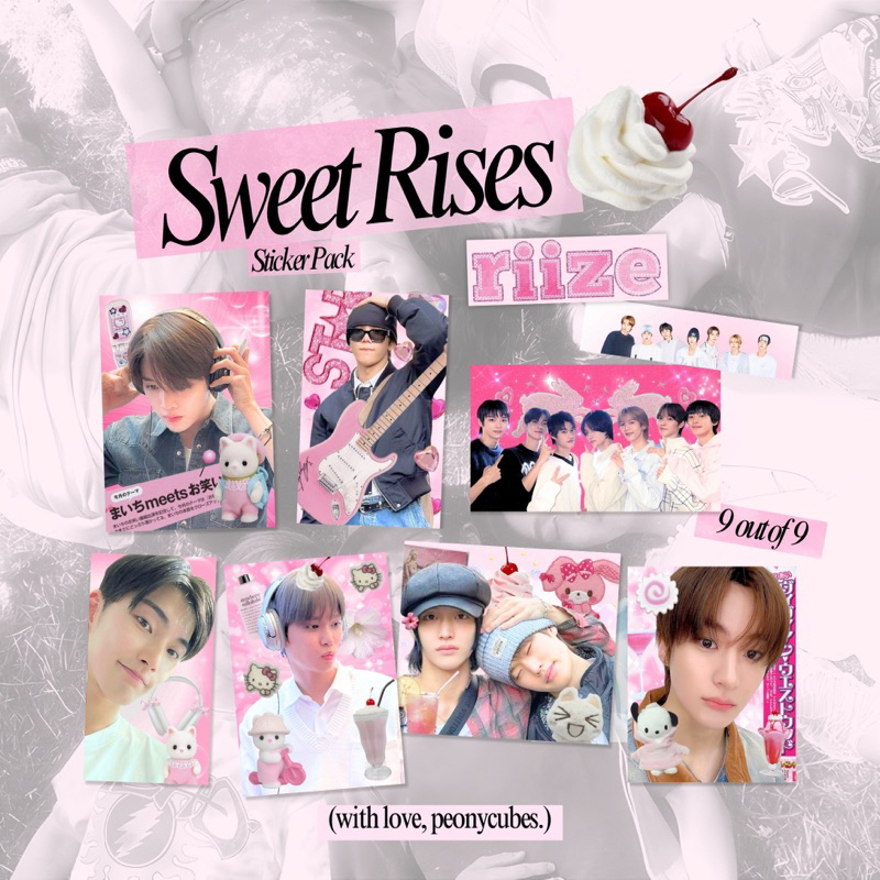 Jual RIIZE Sweet Rises Sticker Pack | Shopee Indonesia