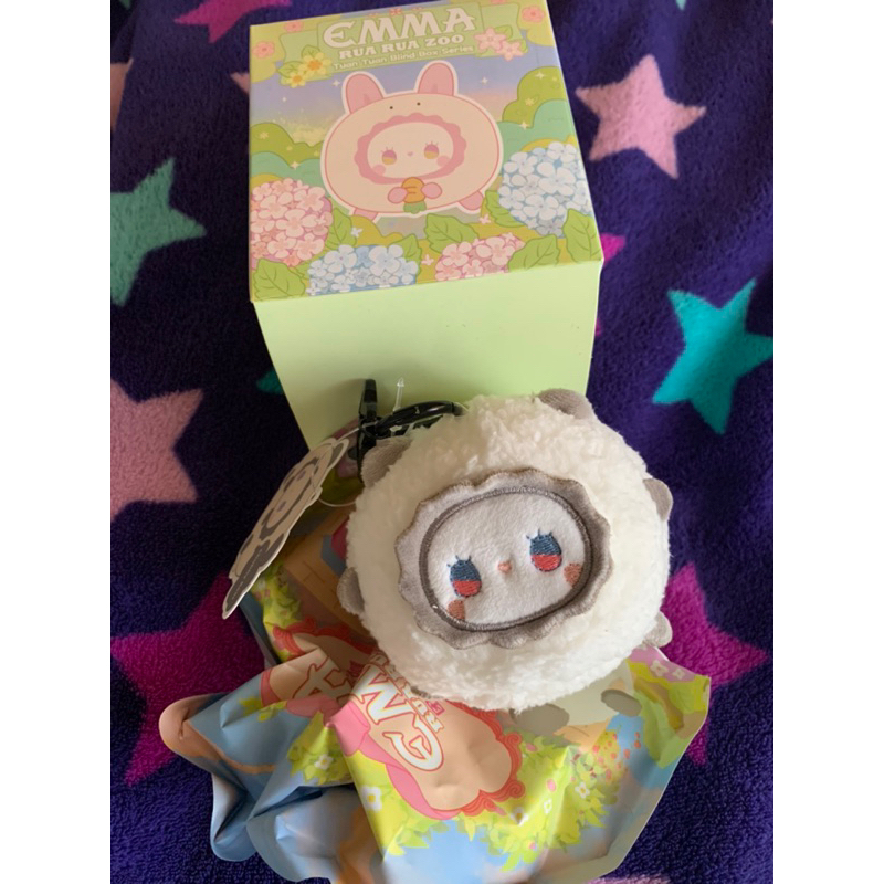 Jual Emma Rua Rua Zoo Plush Keychain Blind Box - Chubby Bear (panda ...