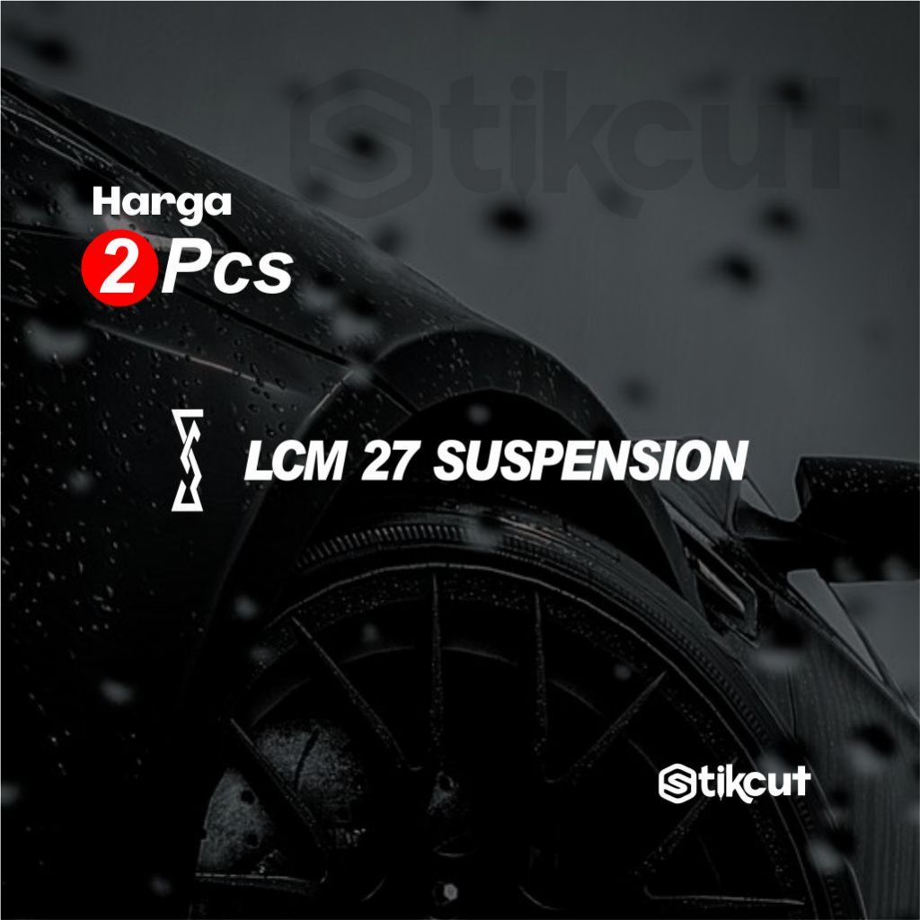 Jual Stiker LCM 27 SUSPENSION Cutting Sticker Reflektif Stikerly ...