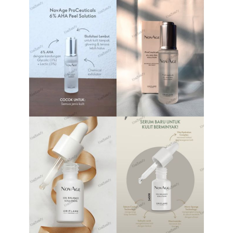 Jual Original Novage ProCeuticals 6% AHA Peel Solution / Novage Oil ...