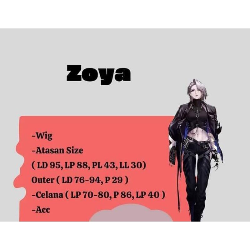 Jual Zoya path to nowhere fullset costume dan wig cosplay | Shopee ...