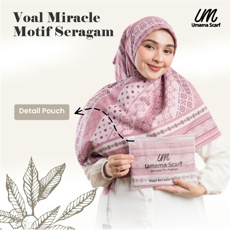 Jual Umama Voal Miracle Pouch /Kerudung Segiempat Voal Miracle Premium ...