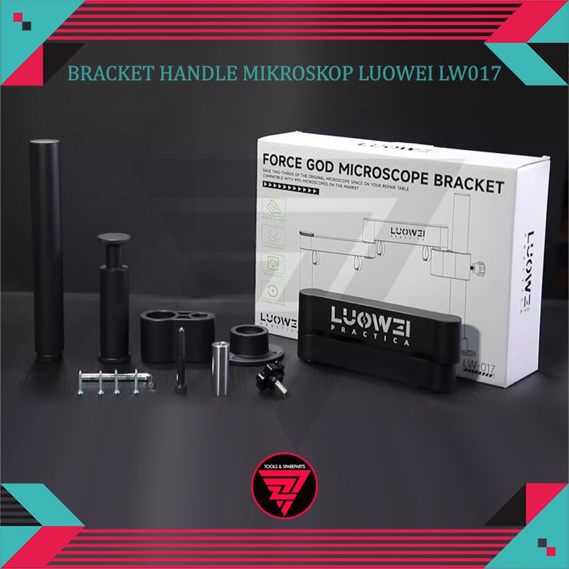 Jual Luowei LW-017 Stand Mikroskop Bracket / Lengan Mikroskop Luowei LW-017 / Bracket Handle ...