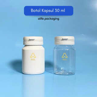 Jual Botol Kapsul 30 ml | Botol Obat 30 ml | Botol Plastik PET 30 ml | Shopee Indonesia