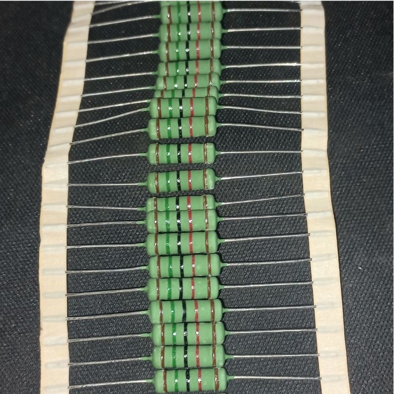 Jual resistor R carbon film 15K original japan ori asli 15 K 2watt 2 w ...