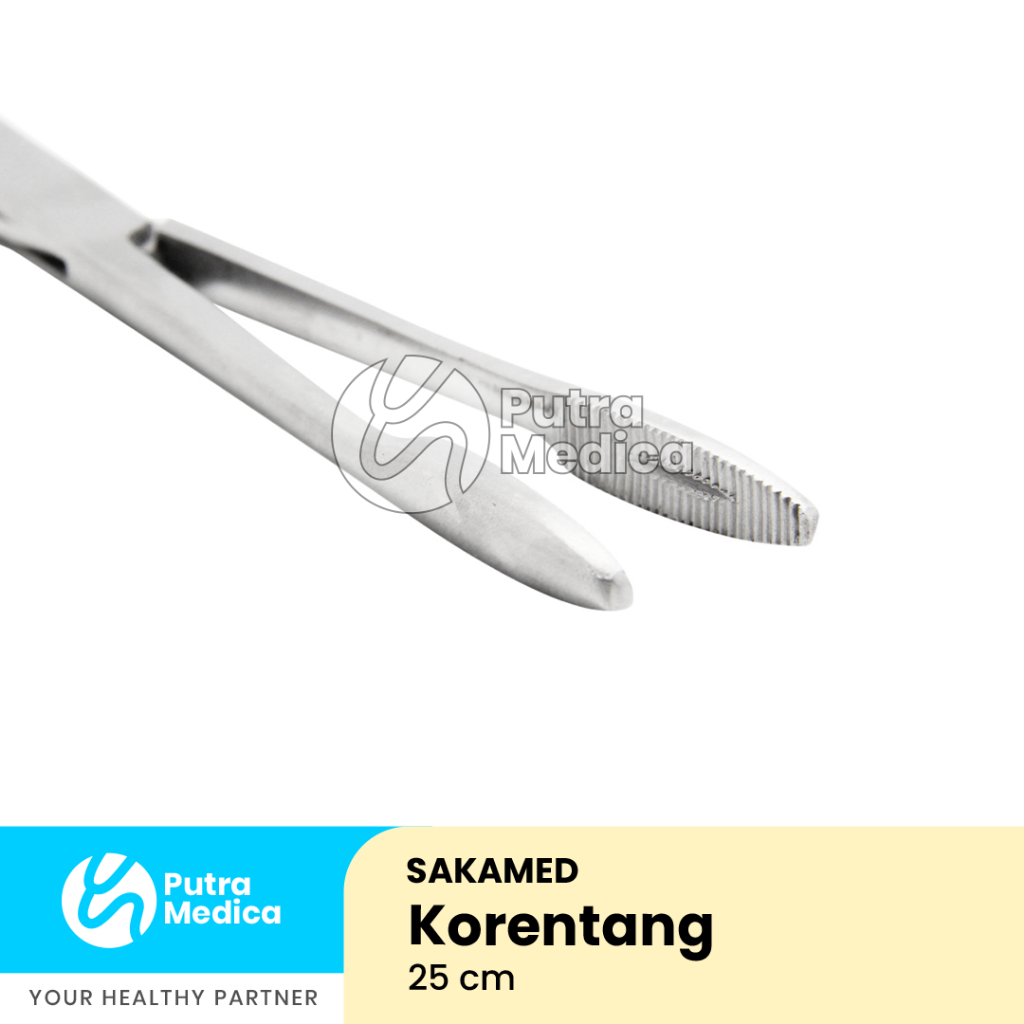 Jual Sakamed Korentang Stainless 25cm / Penjepit Instrument Medis ...