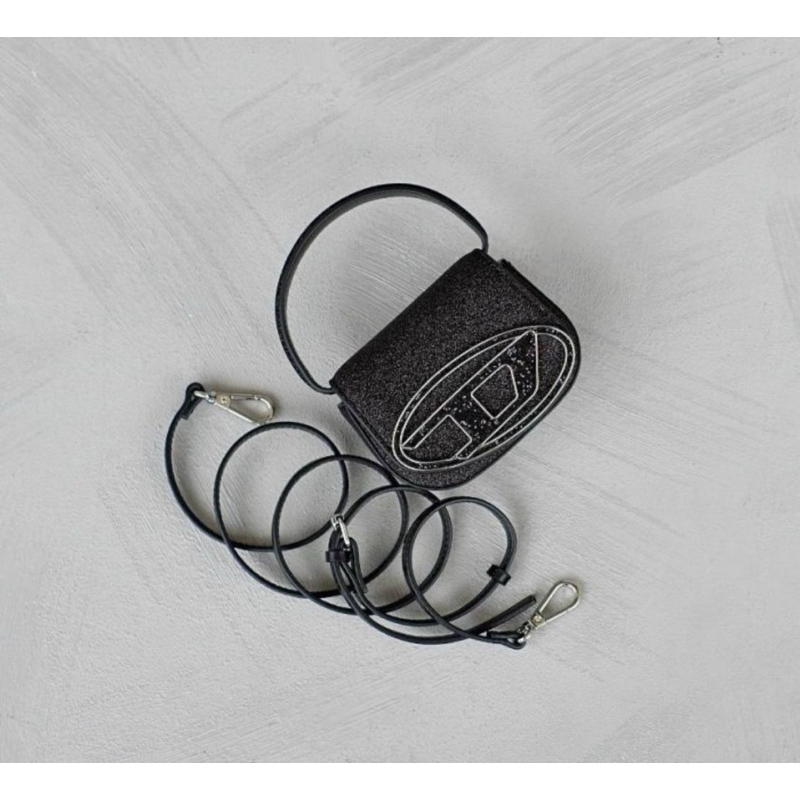 Jual (READY STOCK) TAS DIESEL 1DR BLACK GLITTER XS MINI - ORIGINAL ...