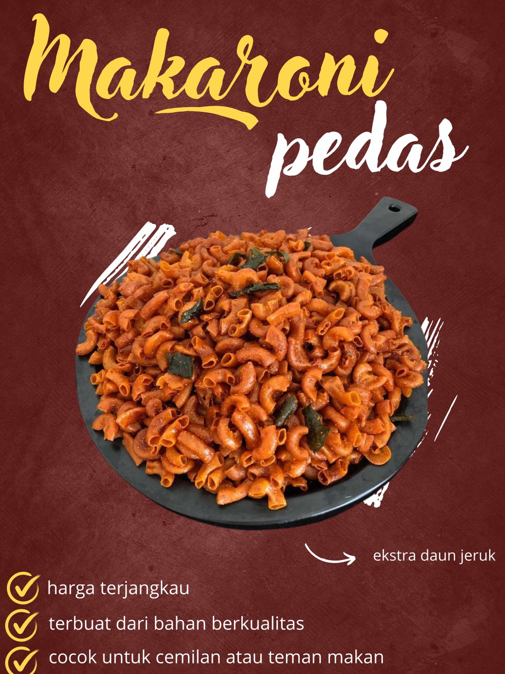 Jual MAKARONI DAUN JERUK ISI 100 GR/ MAKARONI VIRAL/MAKARONI PEDAS ...