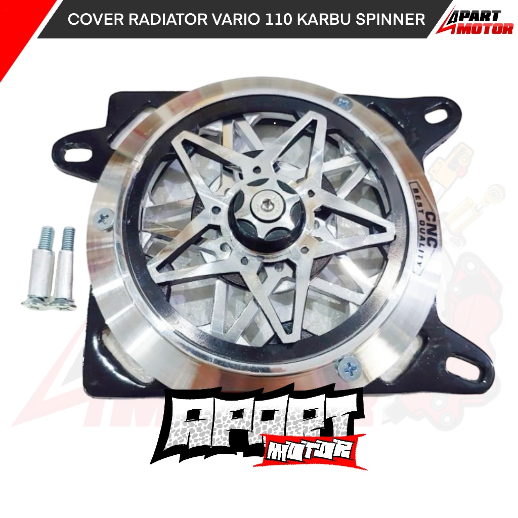 Jual Cover Radiator Vario 110 Karbu Vario Techno Set Spinner CNC Bahan ...