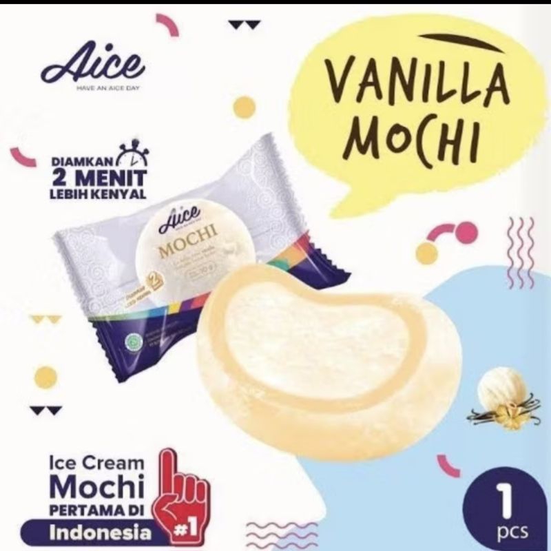Jual Aice mochi vanilla 30 gr | Shopee Indonesia