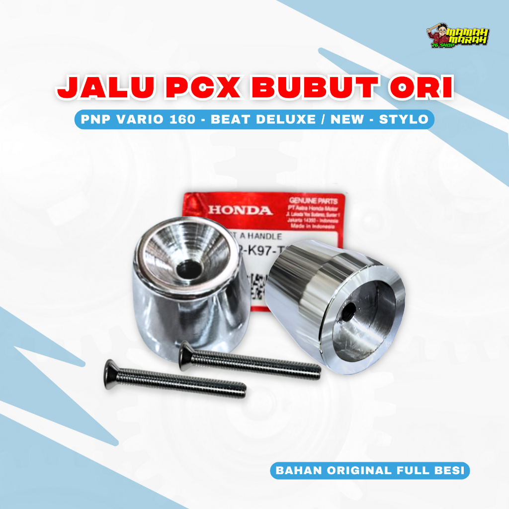 Jual Jalu Bubut Stang PCX 150 Chrome BANDUL STIR UNIVERSAL VARIO NEW ...