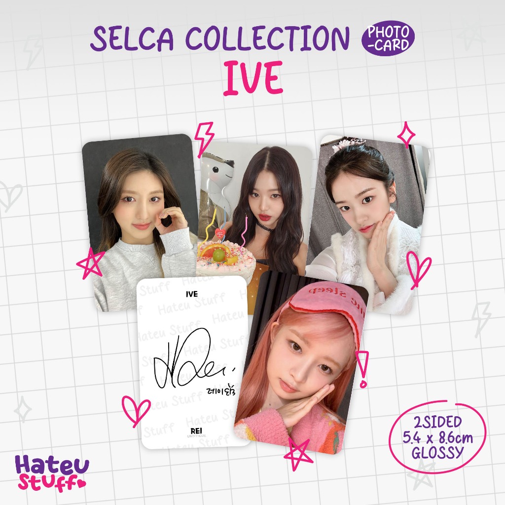 Jual [2/2] IVE Unofficial Photocard Selca Collection (Anniversary ...