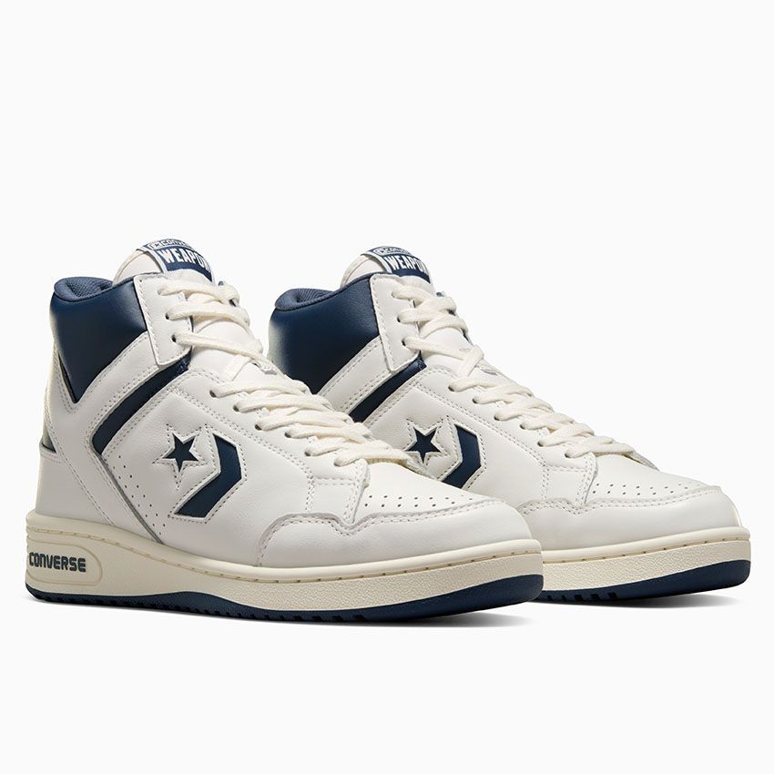 Jual Converse Weapon High Top Vintage White/Navy - Original | Shopee ...
