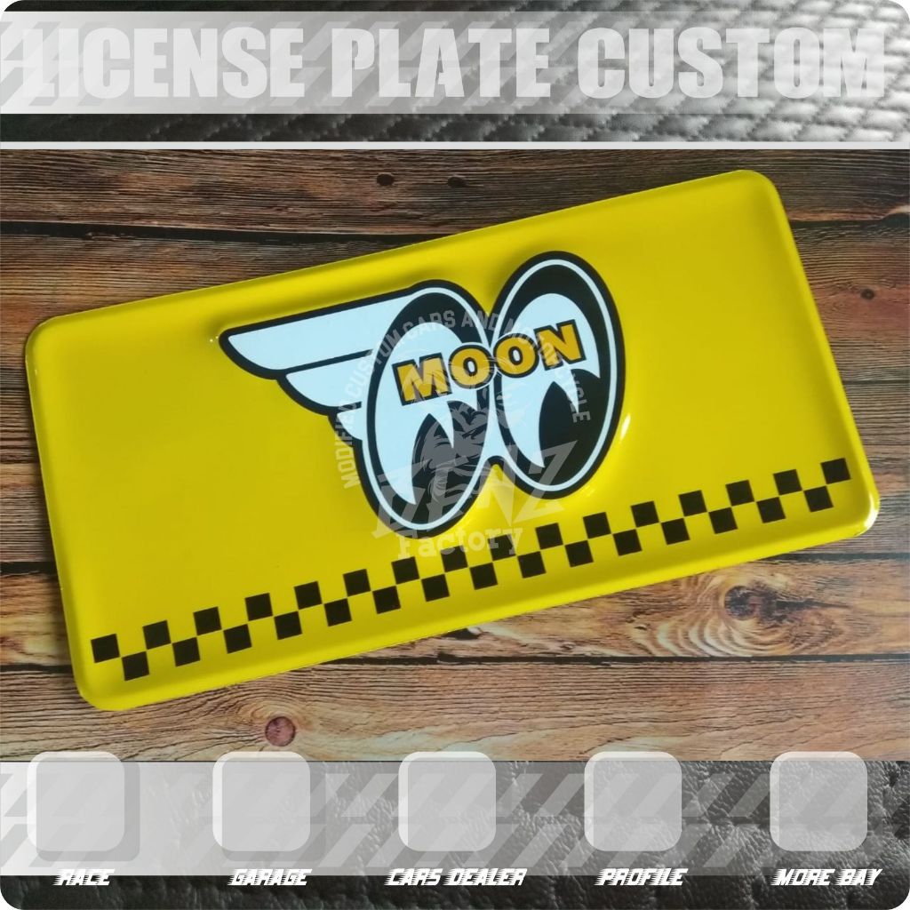 Jual PLAT NOMOR VINTAGE MOONEYES WINGS | Shopee Indonesia