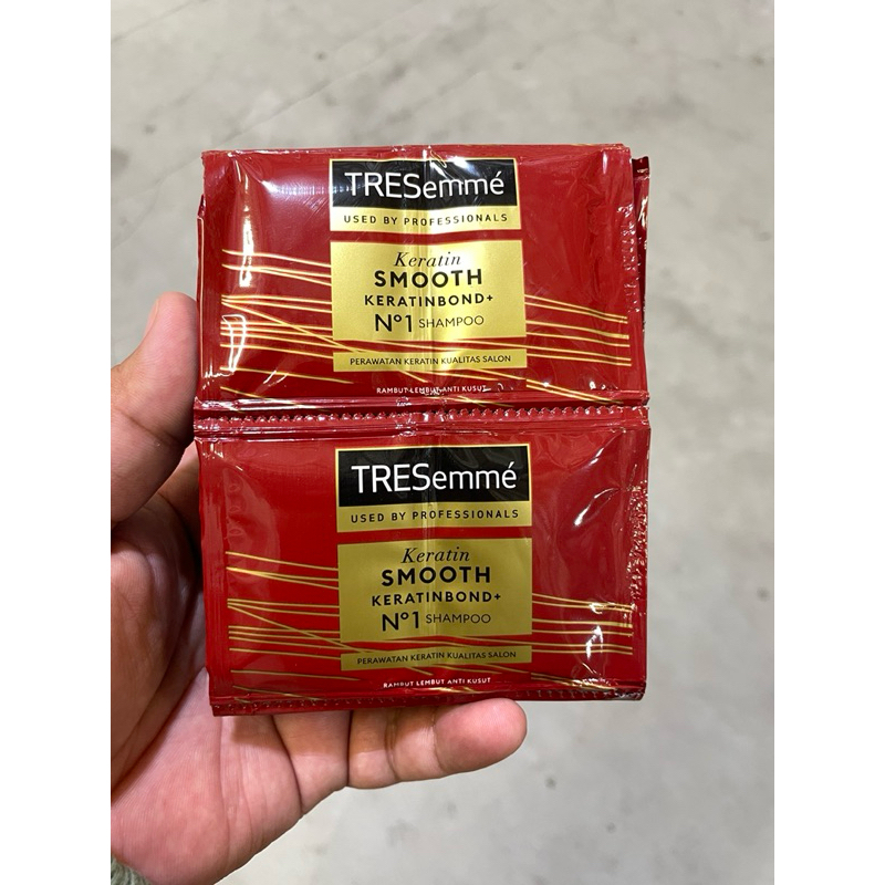 Jual SHAMPOO TRESEMME KERATIN SMOOTH SHAMPO ISI 12 SACHET | Shopee ...
