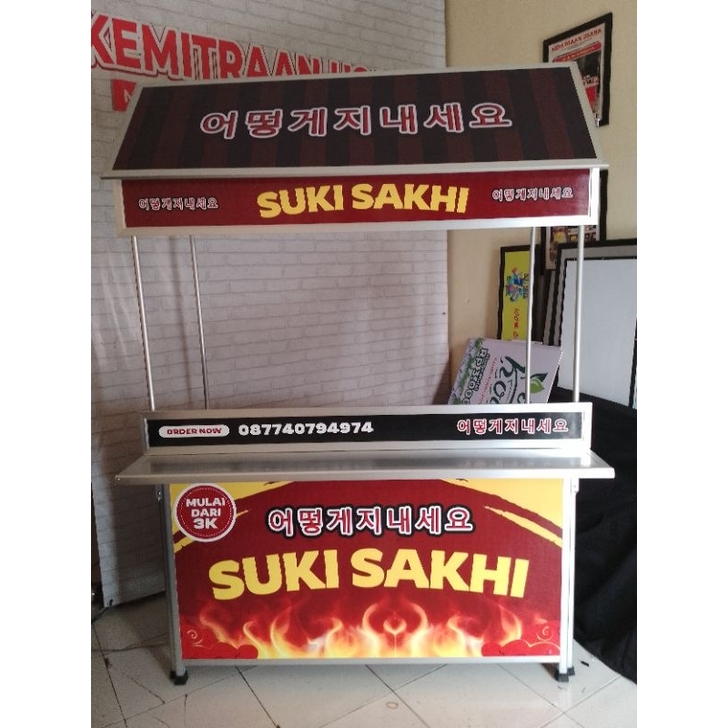 Jual Booth Portable Meja Lipat Rombong Lipat ukuran 1,5 Meter berbahan ...