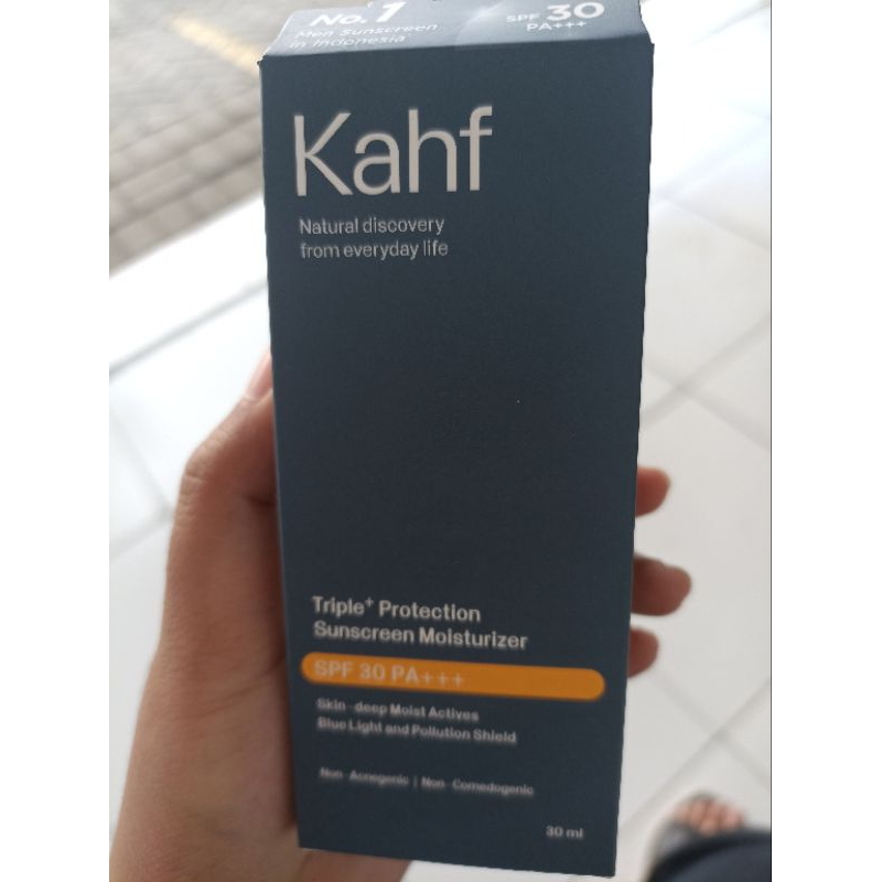 Jual Kahf Moisturizer Sunscreen 30ml | Shopee Indonesia
