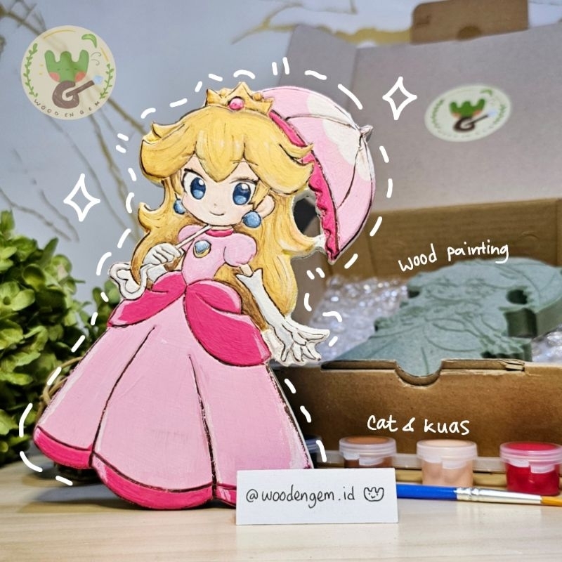Jual DIY Wood Character Painting Kit Melukis Kayu Karakter Mainan Anak ...