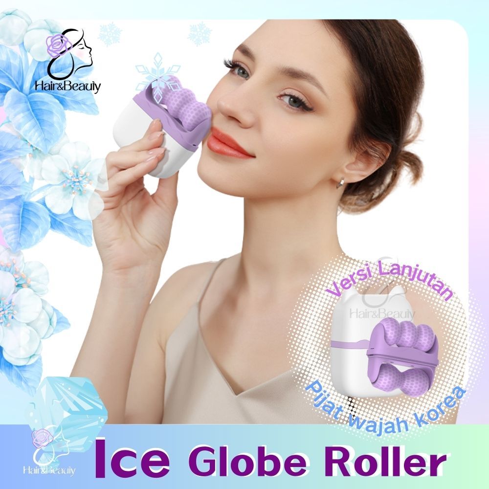 Jual HIB-0067 NEW alat pijat wajah ice facial massager Ice Globe Roller ...