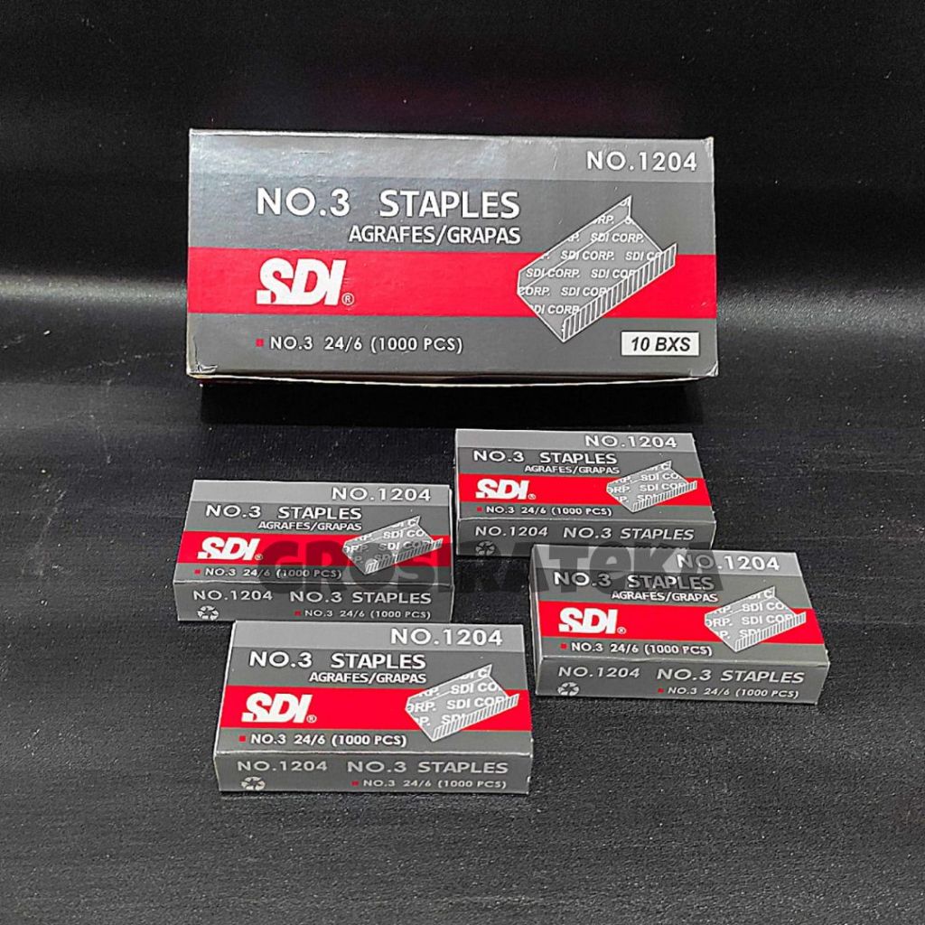 Jual ISI STAPLES, ISI STAPLER BESAR NO.3 SDI | Shopee Indonesia