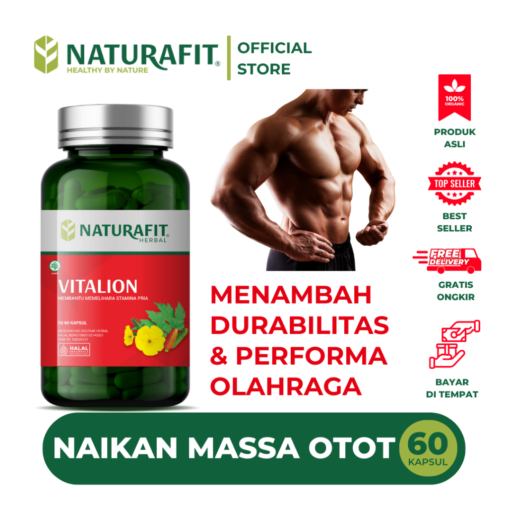 Jual Vitalion Suplemen Herbal meningkatkan stamina alami pria Terbuat ...