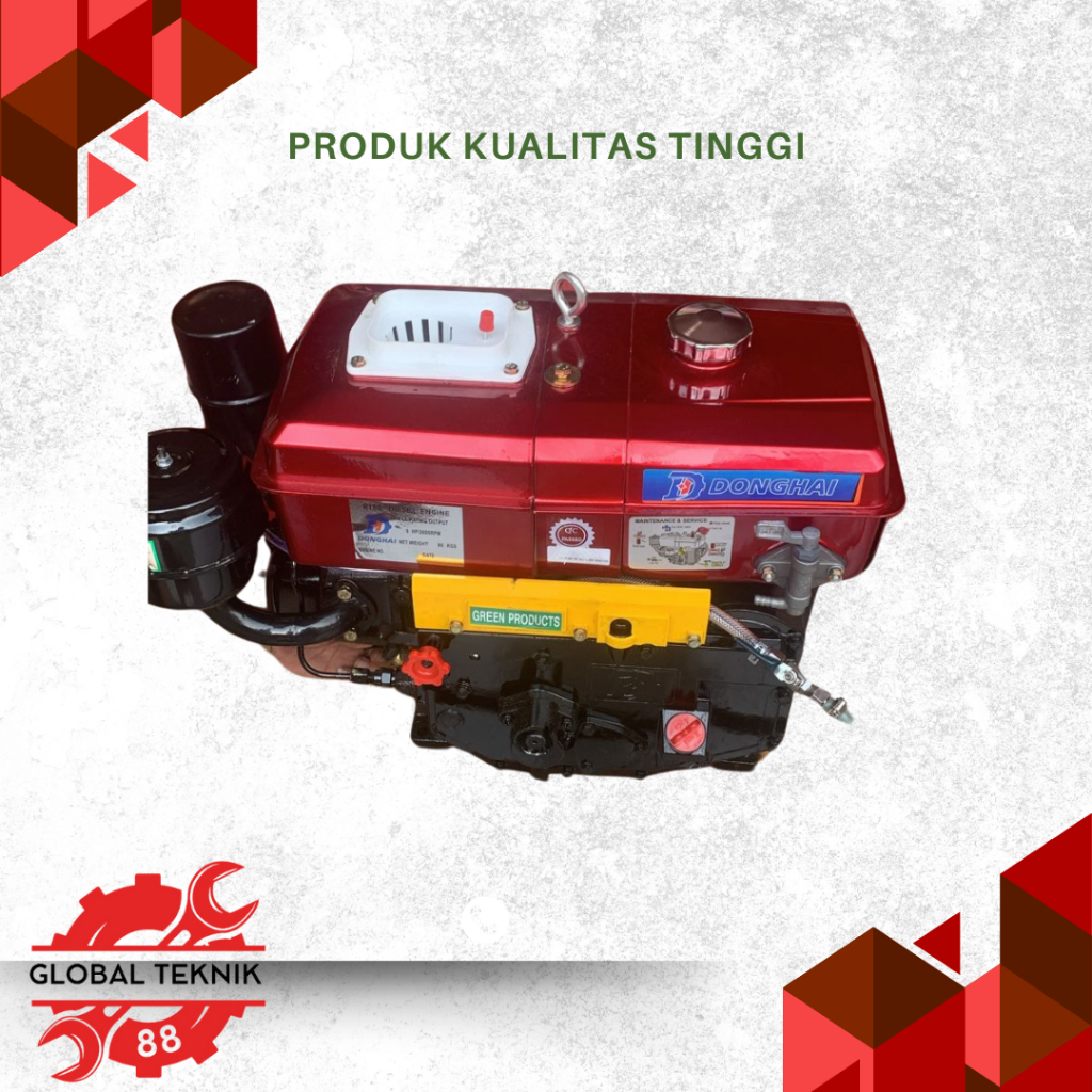 Jual Mesin Diesel DONGHAI R180NL (Radiator+Lampu) (8 HP/PK) | Shopee Indonesia