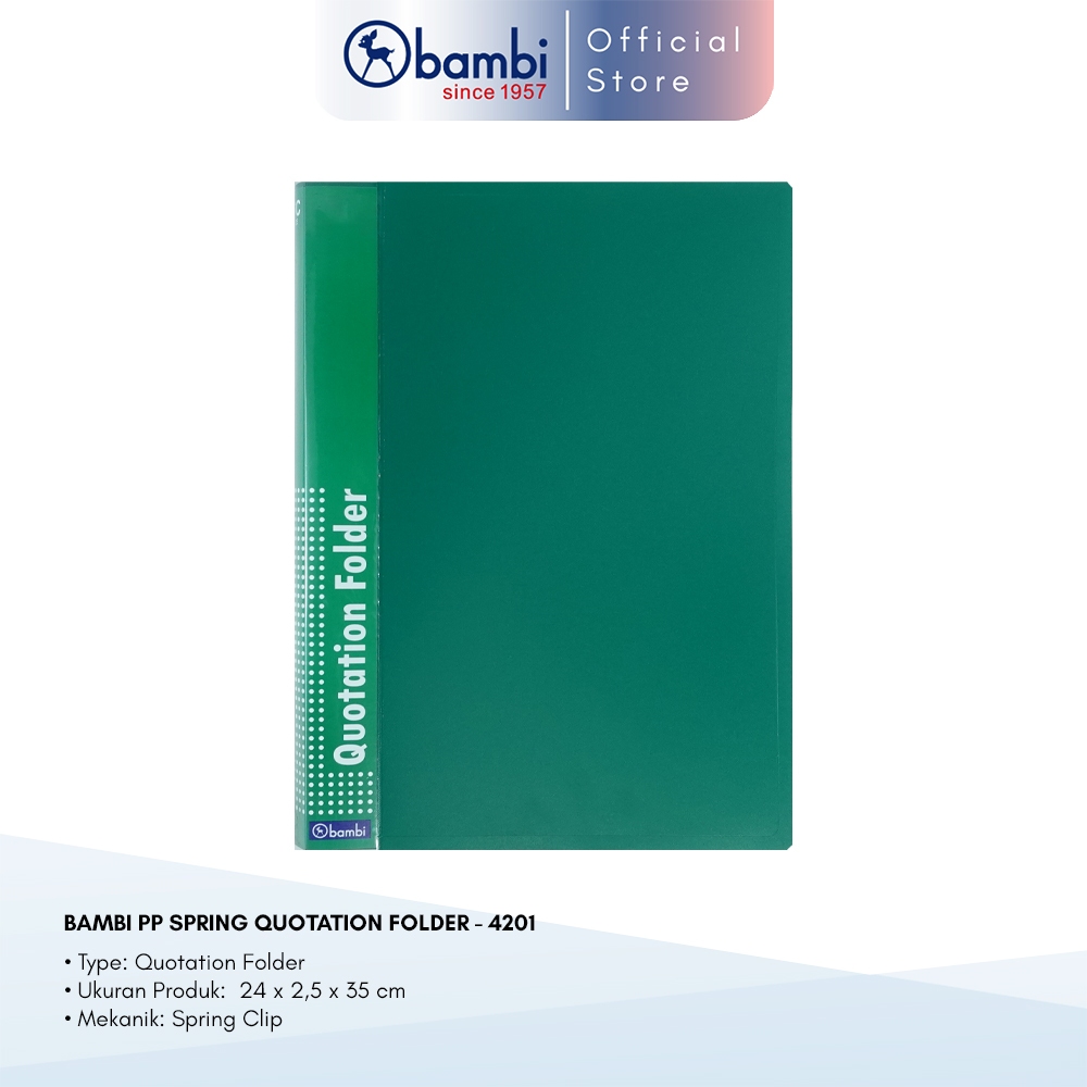 Jual Bambi Map Dokumen Transparant Tipe Bussiness File Edisi PP Spring ...