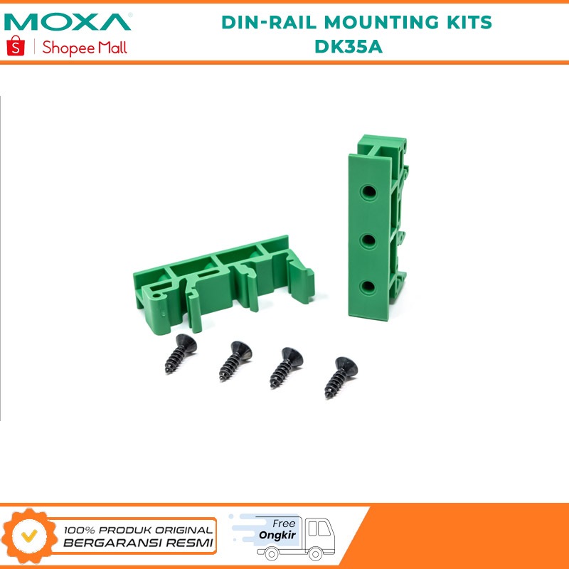 Jual Moxa mounting DK35A DIN-rail mounting kits | Shopee Indonesia