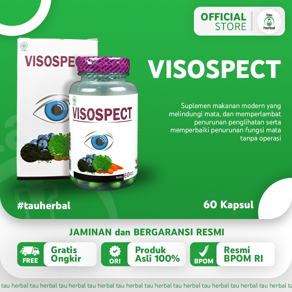 Jual VISOSPECT HERBAL ORIGINAL OBAT UNTUK MATA MINUS / MATAPLUS ...