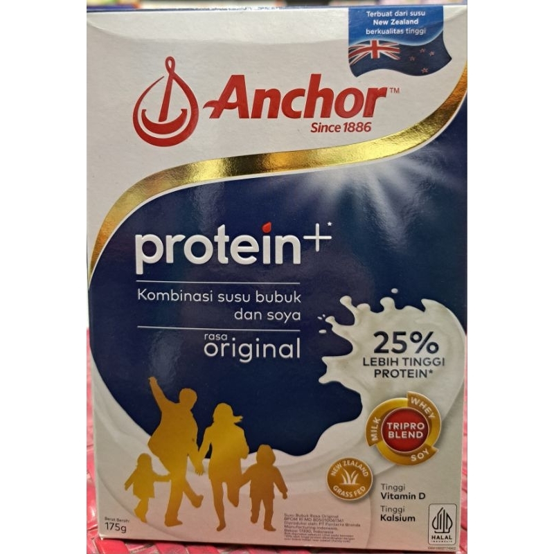 Jual Anchor milk&protein+ original 175gr BUY 1 GET 1 exp date feb 25 ...