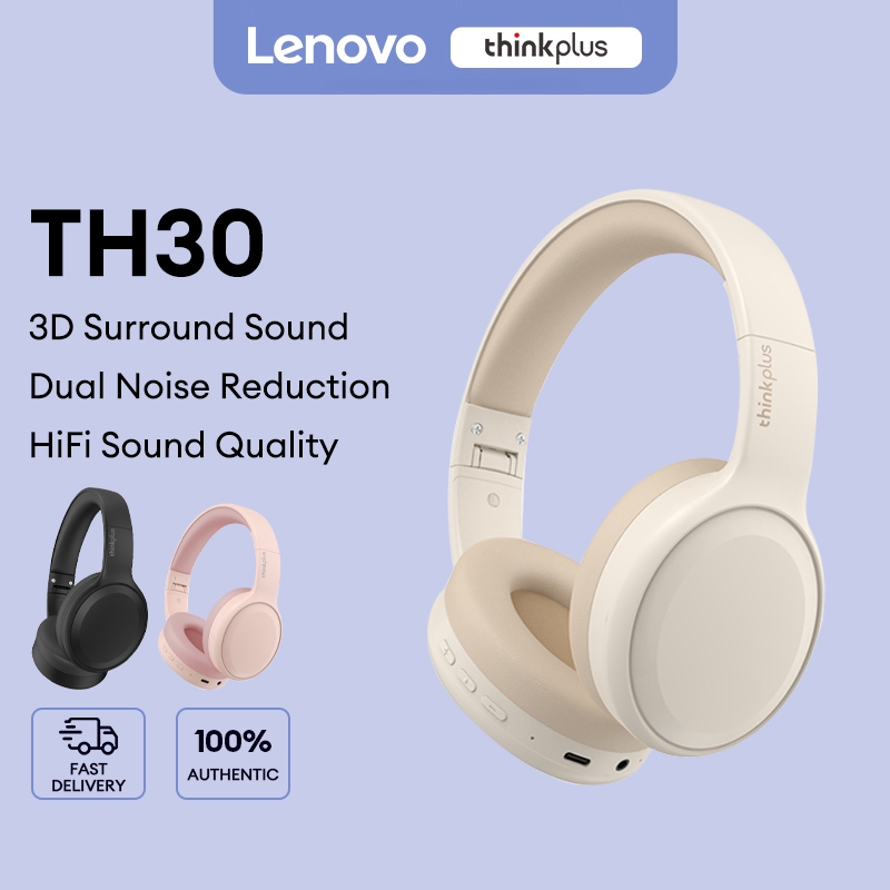 Jual Lenovo Thinkplus TH30 TWS True Wireless Bluetooth Headset 3D ...
