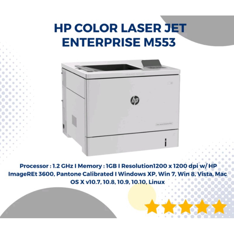 Jual Printer Hp Color Laser Jet Enterprise M553 Original Bawaan Dan ...