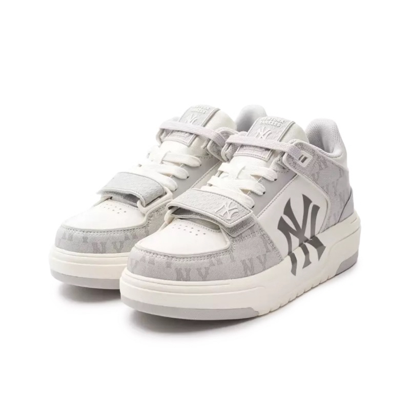Jual MLB CHUNKY LINER MID DENIM NEW YORK YANKEES GREY | Shopee Indonesia
