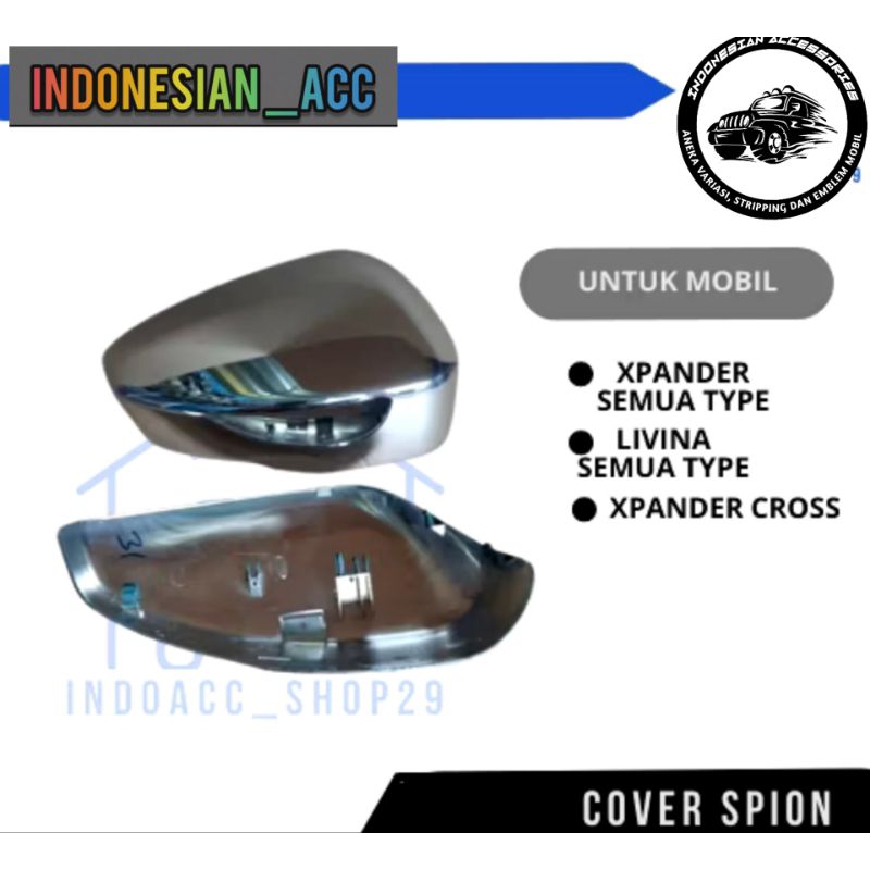 Jual Cover Spion MITSHUBISHI XPANDER CHROME/Cover Spion NISSAN LIVINA ...