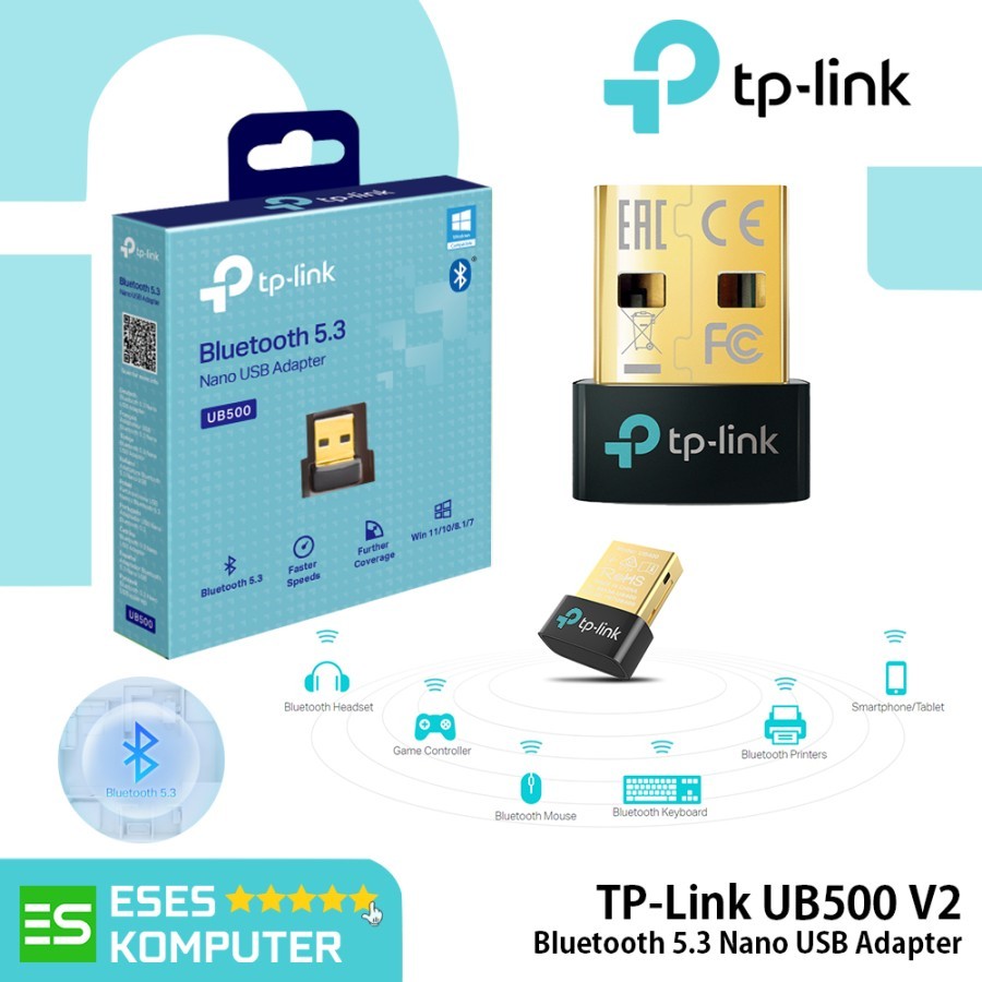 Jual USB Bluetooth TP-Link UB500 V2 Bluetooth 5.3 Nano USB Adapter ...