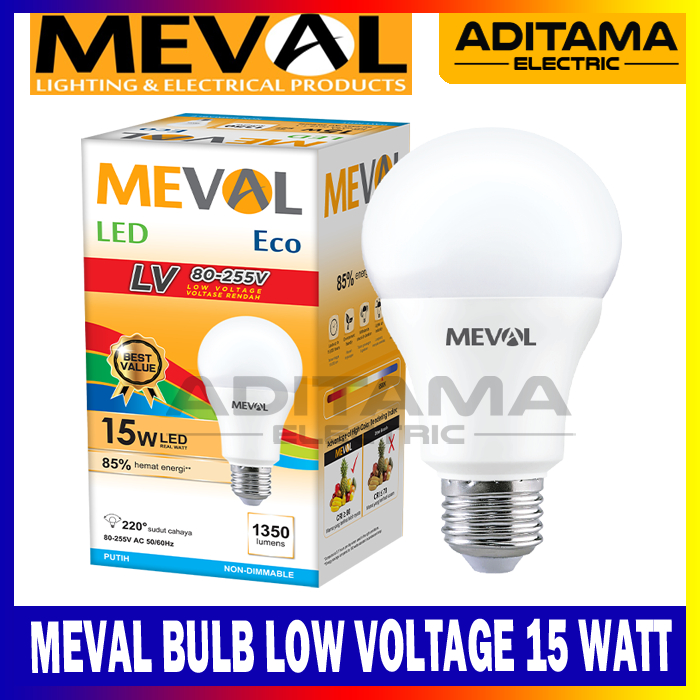 Jual MEVAL BOHLAM LED LOW VOLTAGE 3W 5W 7W 9W 11W 13W 15W 18W | Shopee ...