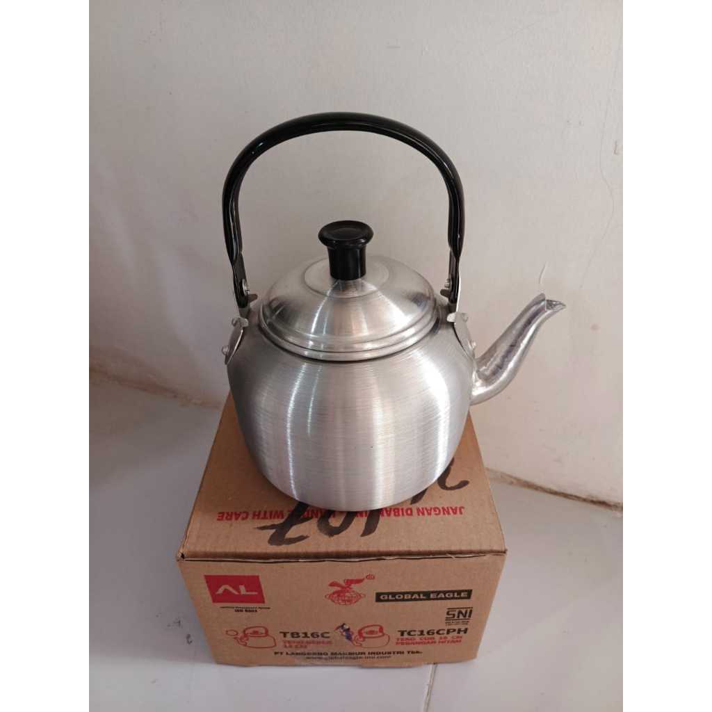 Jual Teko Air 16 18 22 24 26 28 cm Aluminium Global Eagle / Teko Bunyi ...