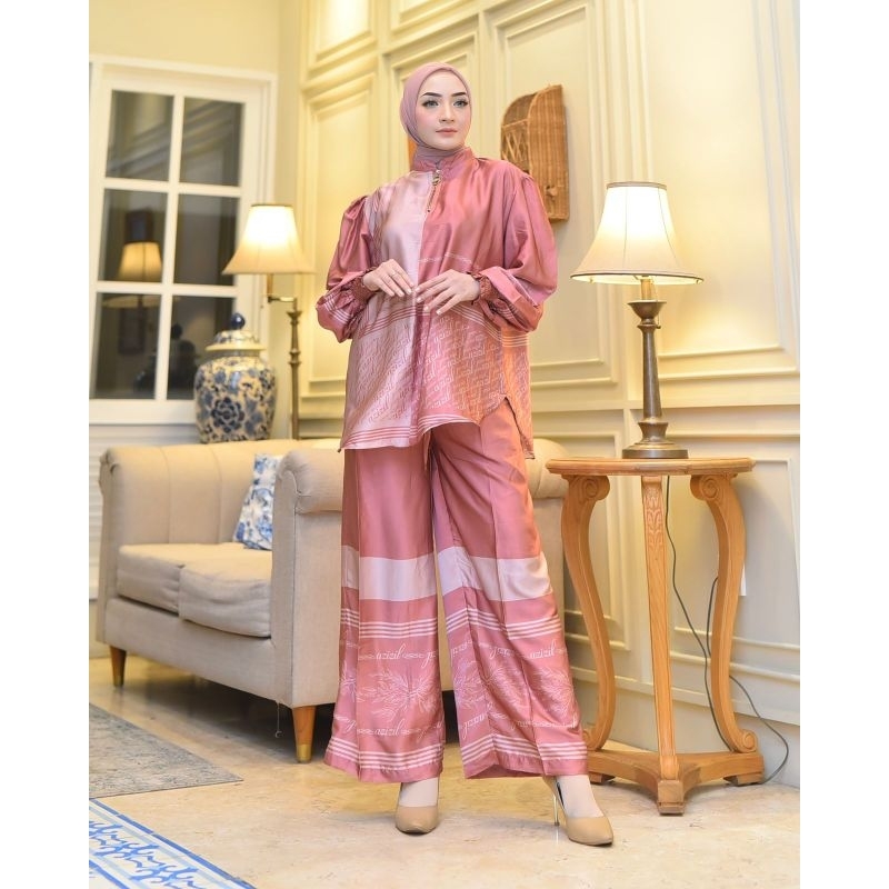 Jual SETCEL PRINTING PASTEL BY AZIZIL | Shopee Indonesia