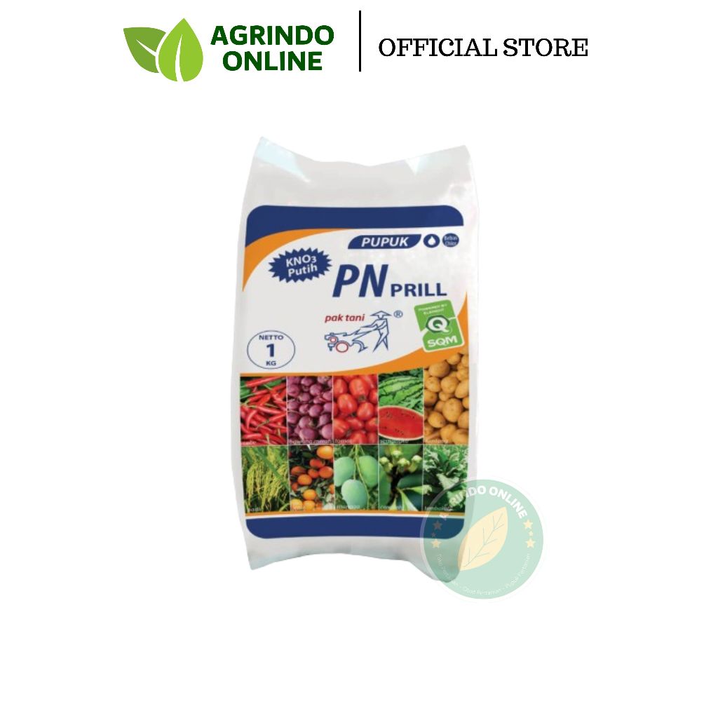 Jual Pupuk KNO3 PRILL PUTIH 2KG CAP PAKTANI | Shopee Indonesia