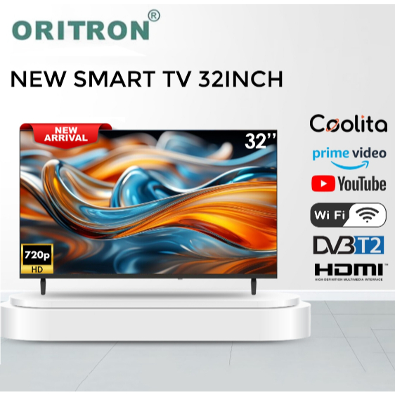 Jual ORITRON Smart TV LED 32 Inch HD Digital DVB-T2 | Shopee Indonesia