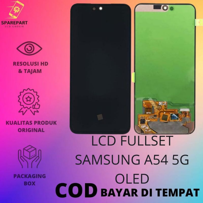 Jual LCD FULLSET AMOLED SAMSUNG A54 5G ORIGINAL TOUCHSCREEN LCD ...