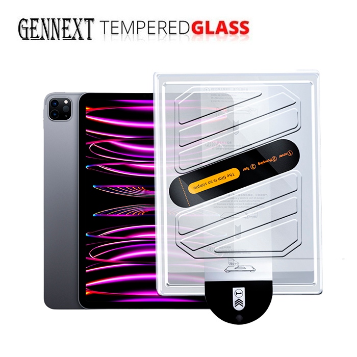 Jual Gennext Tempered Glass Easy Install Ipad Air Pro 6 11 13 2024 M2 ...