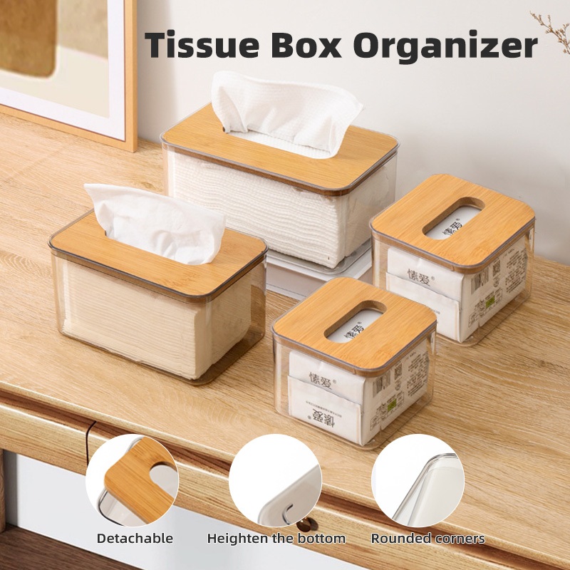 Jual Tissue Box Kotak Tissue Kamar Mandi Kotak Tissue Kayu Transparan ...