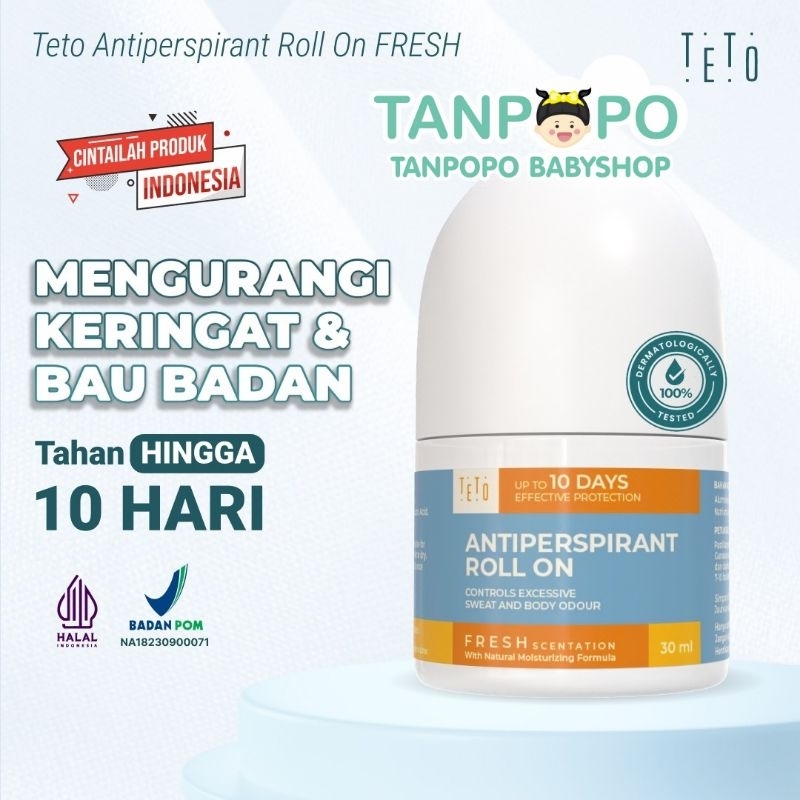 Jual TETO Antiperspirant Roll On 30ml - Fresh ( Beken dikalangan Ibu2 ...
