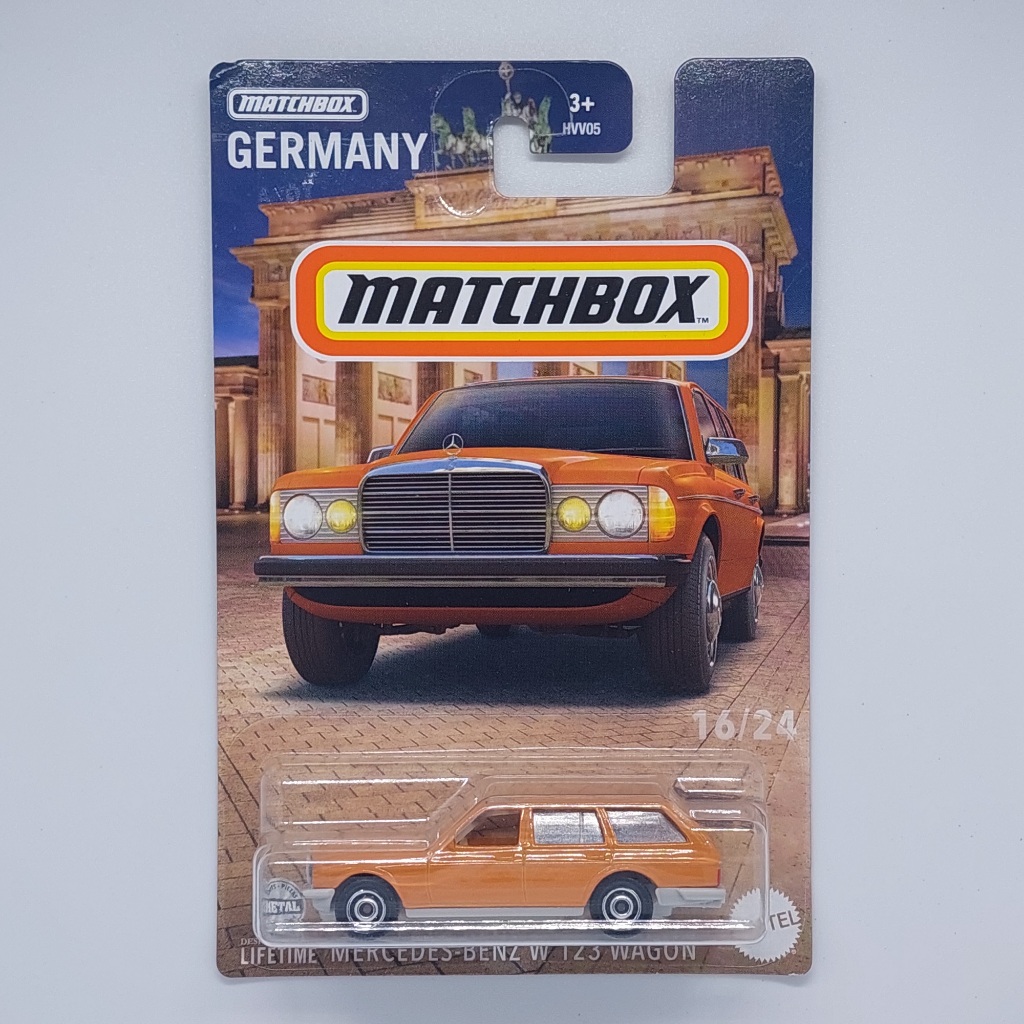 Jual Matchbox Mercedes-Benz W123 Wagon Orange | Shopee Indonesia